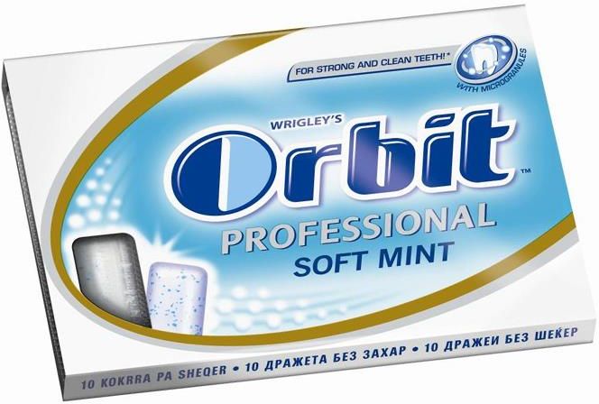 Orbit Professional Soft Mint 10 sztuk - Opinie i ceny na Ceneo.pl