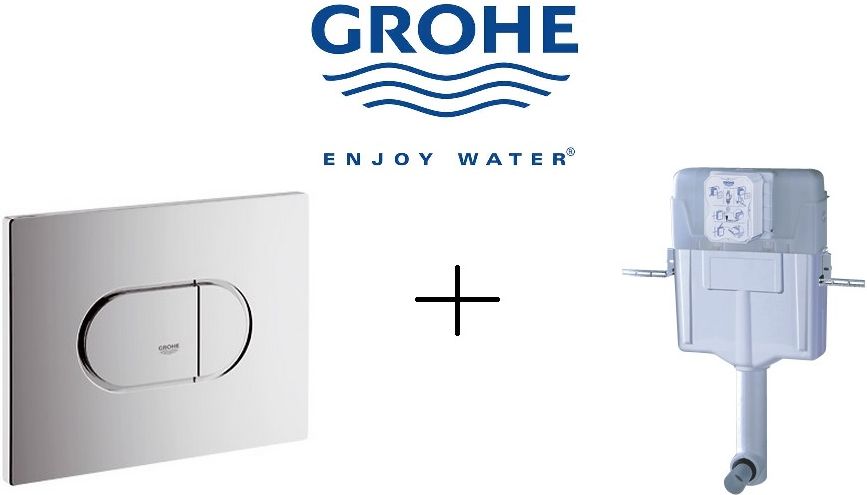 Spłuczka Grohe Rapido Zestaw WC chrom 38661+38858 - Opinie i ceny na ...