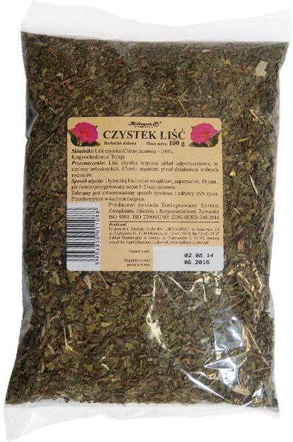 Herbatka Czystek liśc 100 g - Opinie i ceny na Ceneo.pl