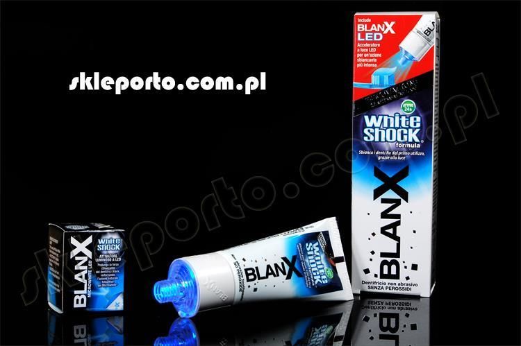 Blanx White Shock + akcelerator BlanX LED pasta wybielająca wybielanie ...