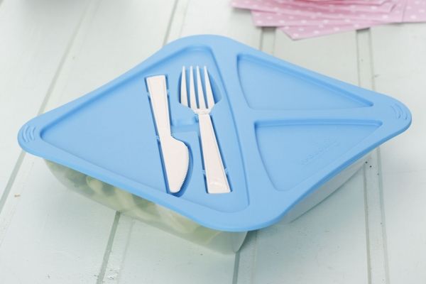 Bramli Lunch box LUNCH TIME BLUE 1 x 0,7 l + 2 x 0,17 l 67318 - Opinie ...