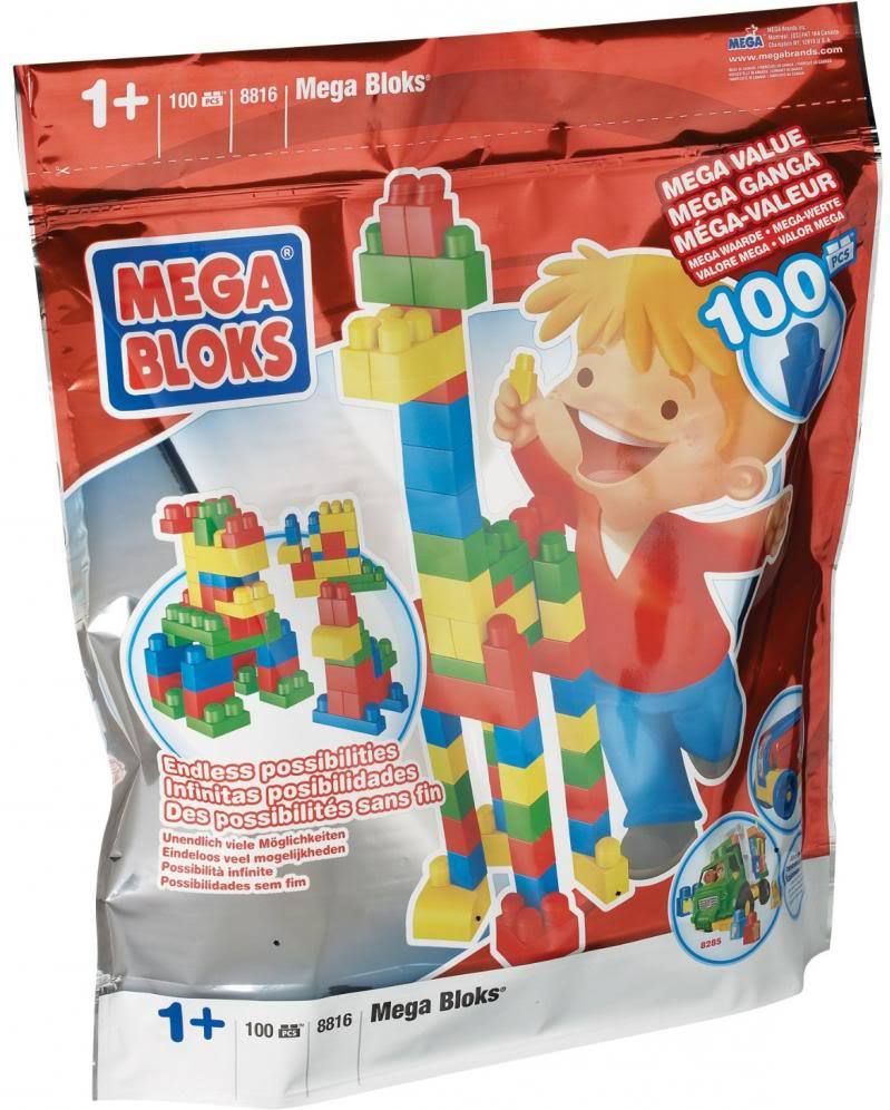 Mega Bloks 100 MEGA PAKA konstrukcyjne 8816 - ceny i opinie - Ceneo.pl