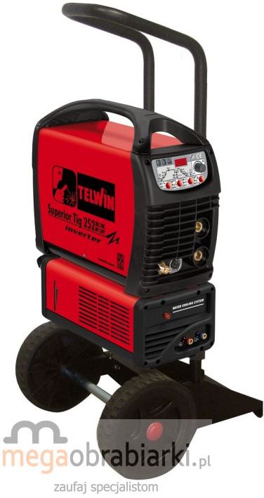 Spawarka Telwin TIG + wózek SUPERIOR TIG 252 AC/DC-HF/LIFT VRD AQUA ...