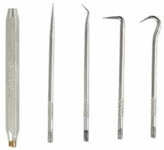 Sata 09709 Zestaw 4 szt. haczyków haków precyzyjnych z uchwytem ...