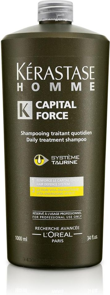 KERASTASE HOMME szampon energetyzujący 1000ml - Opinie i ceny na Ceneo.pl