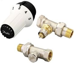 Głowica termostatyczna Danfoss Zestaw termostatyczny (głowica Panda RAS-C + zawór termostatyczny ...