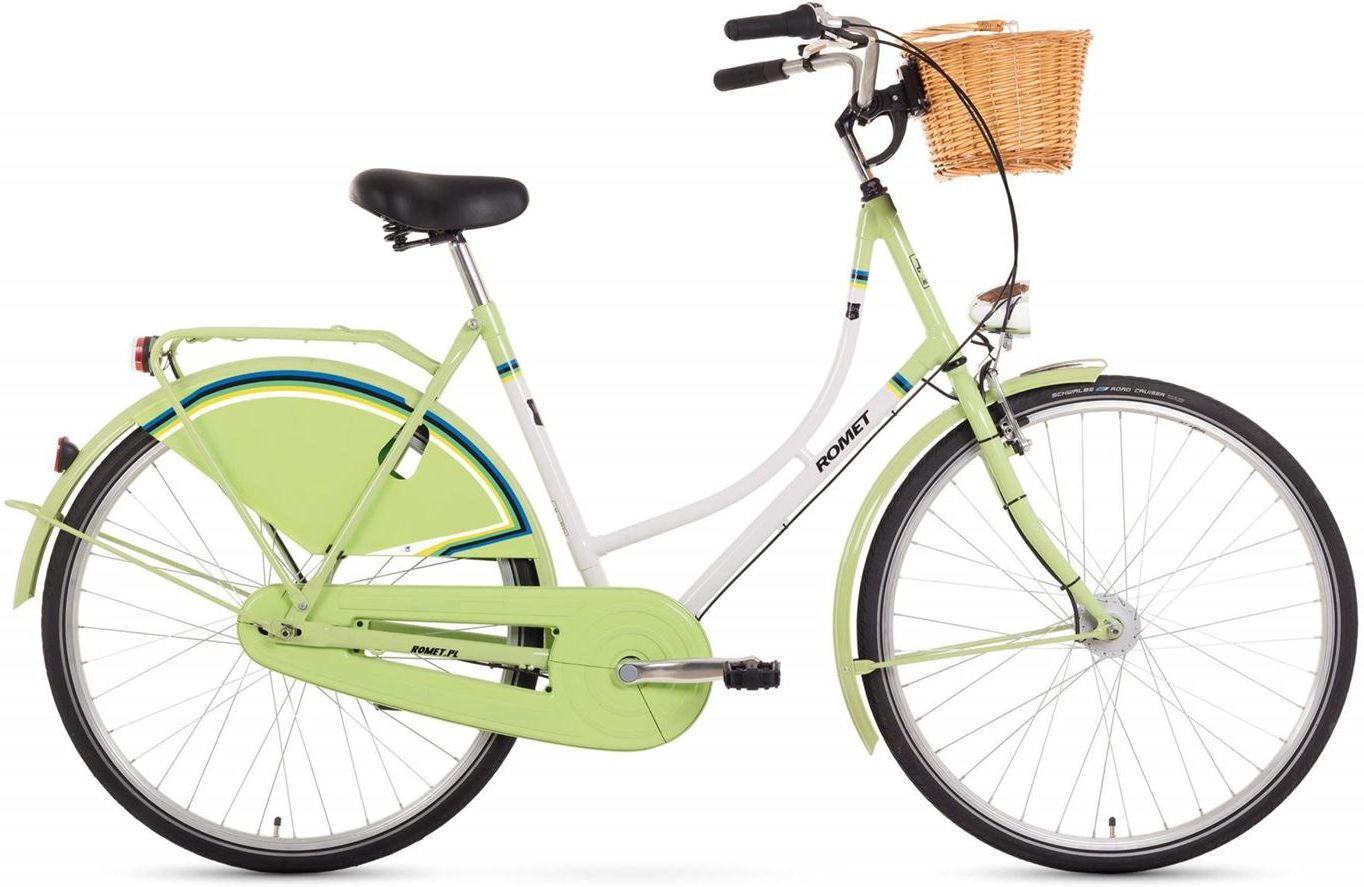 Romet Retro Lux 3 21 Biały/Zielony 2014 - Rowery Miejskie Damskie ...