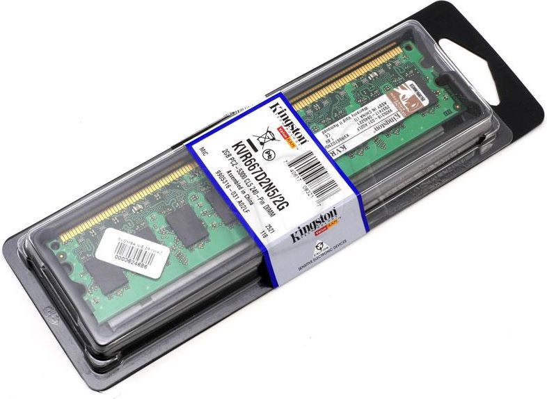 Pamięć RAM Kingston DDR2 2048MB 667MHz CL5 (KVR667D2N5/2G) - Opinie i ...