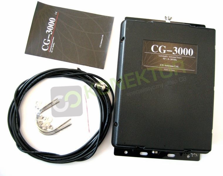 CG-3000 automatyczny tuner antenowy 1.8-30MHz (CG3000 CG 3000) skrzynka ...