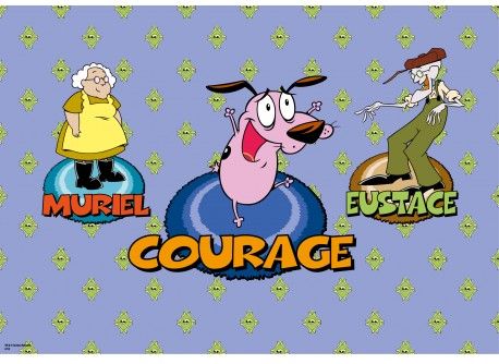 Cartoon Network Muriel, Chojrak i Eustachy fototapeta - Opinie i ceny ...