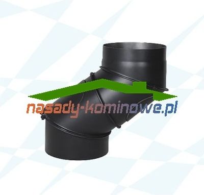 System kominkowy Kolano uniwersalne czarne gr. 2 mm Średnica fi 160 (mm) - Opinie i ceny na Ceneo.pl