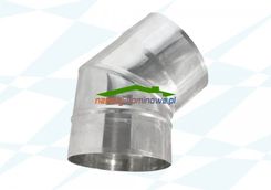 System kominkowy Kolano 45° żaroodporne Średnica fi 220 (mm) - Opinie i ceny na Ceneo.pl