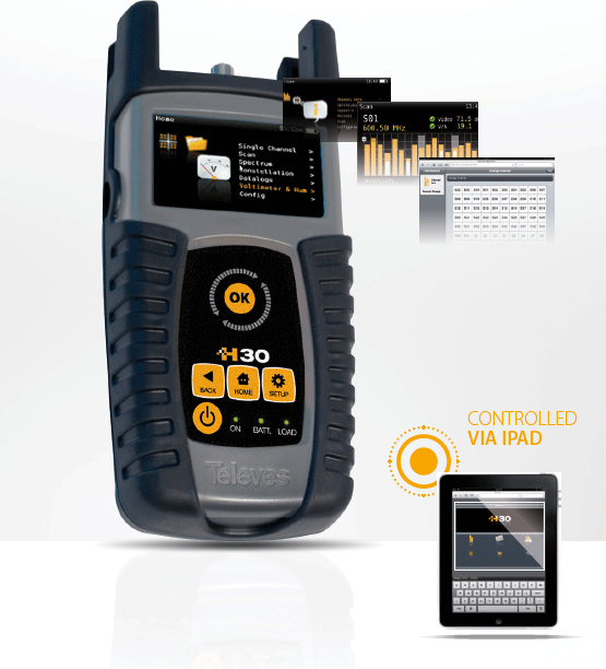 Televes H30 Ręczny Miernik DVB-C (ze Zdalnym Monitorowaniem Sieci ...