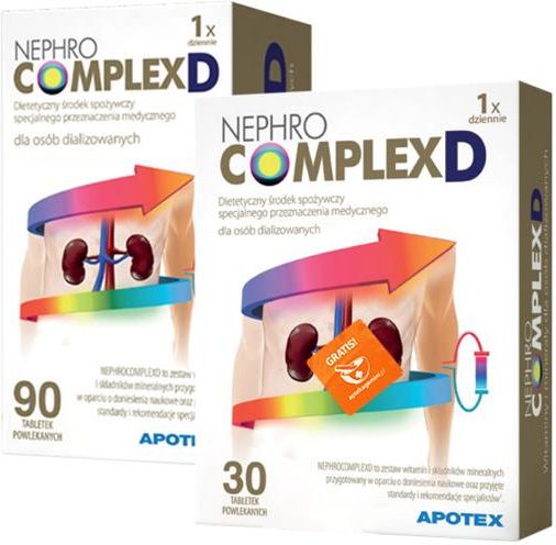 Nephro Complex D 90 tabl. - Opinie i ceny na Ceneo.pl