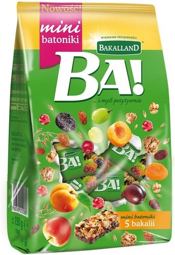 BAKALLAND BA! Mini Batoniki 5 bakalii (10 szt) 150g - Ceny i opinie ...