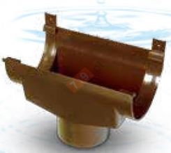 Rynna Plastmo Sztucer Zwiększony Brąz Grafit Biały 150 Fi110 - Opinie i ...