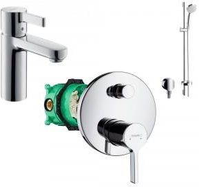 Zestaw prysznicowy Hansgrohe Metris S baterii umywalkowa, wannowa ...