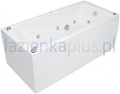 Wanna z hydromasażem Poolspa 170x75 SMART 2 + pakiet PLUS Linea ...