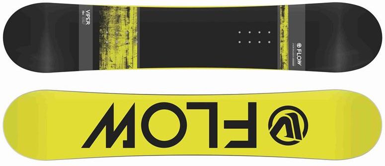 Deska snowboardowa Flow Viper Czarny/Żółty 158 14/15 - Ceny i opinie ...