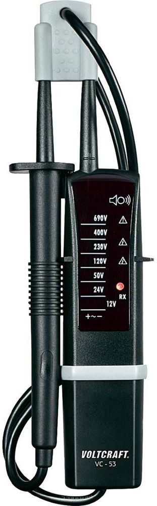 Voltcraft Tester napięcia 2pin VC-53, 12 - 690 V AC/DC - - Opinie i ...
