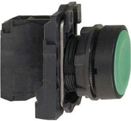 Schneider Przycisk Sterowniczy Z Samopowrotem Harmony Xb5 22mm 1No Ip66 Okrągły Zielony Xb5Aa31 ...