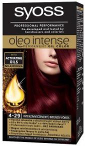 SYOSS OLEO INTENSE FARBA DO WŁOSÓW INTENSYWNA CZERWIEŃ 4-29 - Opinie i ...