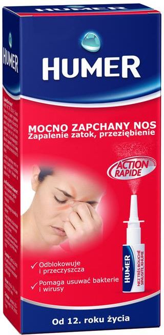 Humer Mocno Zapchany nos spray 15 ml - Opinie i ceny na Ceneo.pl