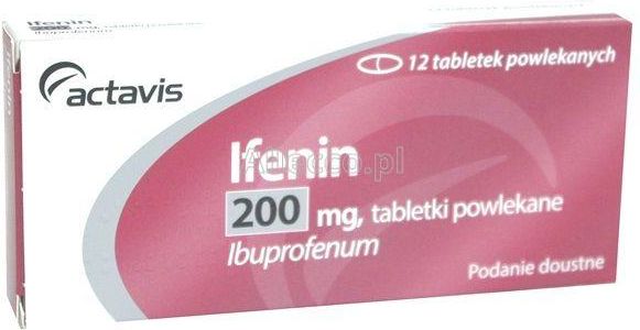 Leki przeciwbólowe Ifenin 200 mg 12 tabl. - Opinie i ceny na Ceneo.pl