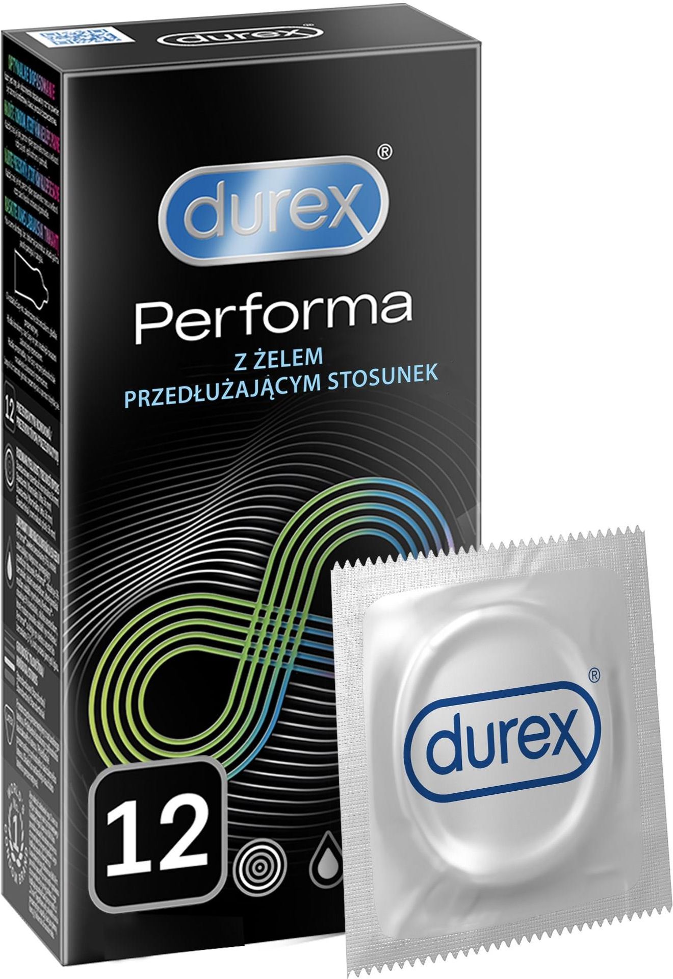 Durex Performa Prezerwatywy Przedłużające Stosunek 12Szt - Ceneo.pl