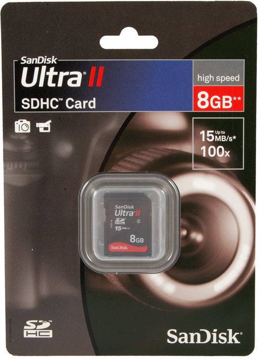 Karta pamięci do aparatu SanDisk Ultra II SDHC 8GB Class 4 (SDSDH-008G ...