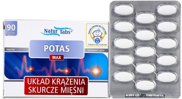 Potas Max Naturtabs, 90 tabletek - Opinie i ceny na Ceneo.pl