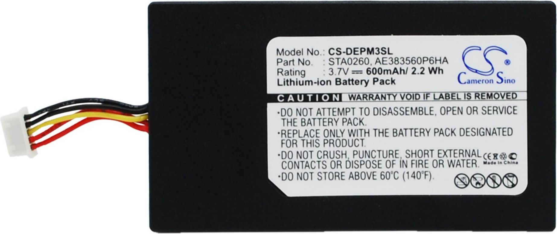 Bateria Cameron Sino Doro EasyPack Ezpack M-3 / AE383560P6HA 600mAh Li-Polymer 3.7V (CS-DEPM3SL ...