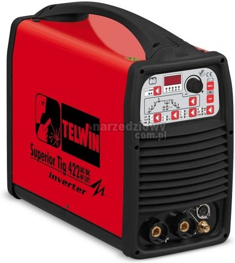 Spawarka Telwin Inwertorowy Prostownik Superior Tig 422 Ac/Dc-Hf/Lift Aqua + Chłodnica Zestaw ...