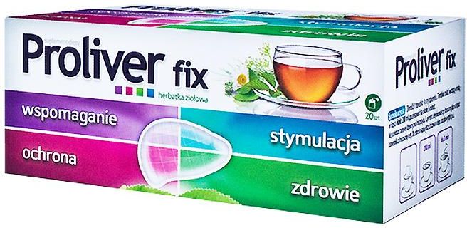 Proliver Herbatka Fix 1,5g saszetki 20 szt - Opinie i ceny na Ceneo.pl