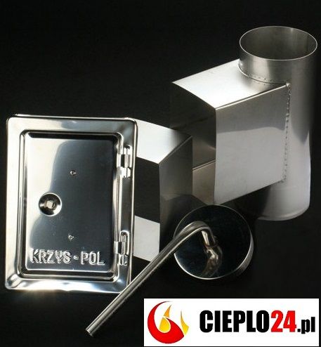 System kominkowy Krzys-Pol Wyczystka Kominowa Dn 130 Z Drzwiami I Odskraplaczem Do Kotłów Na ...