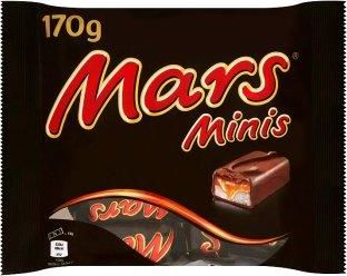 Mars Minis Batoniki Z Nugatowym Nadzieniem Oblane Karmelem I Czekoladą ...