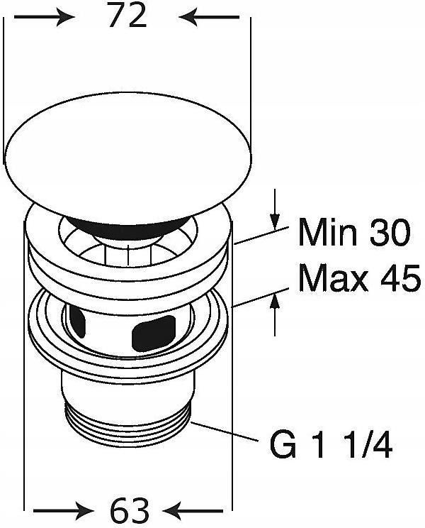 Zawór Villeroy&Boch Zawór push-open 8L033401 - Opinie i ceny na Ceneo.pl