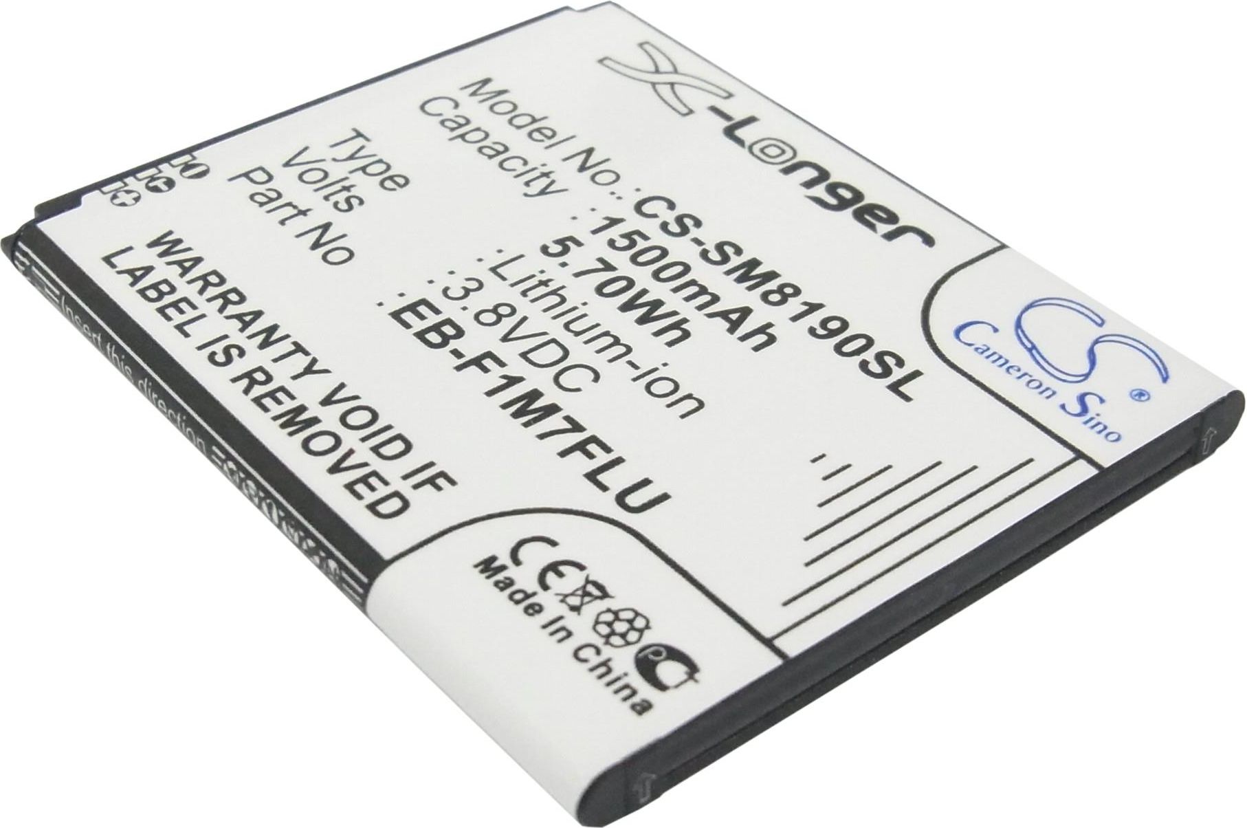 Bateria Cameron Sino Samsung Galaxy S Iii Mini / Eb-F1M7Flu 1500Mah 5 ...