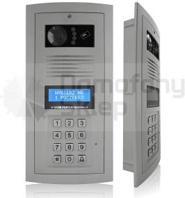 Domofon Elfon Stacja Bramowa Optima Sl255Rc Wideo Op-Sl255Rc Popiel ...