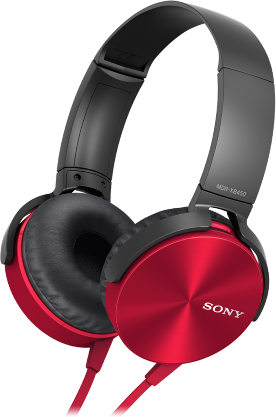 Słuchawki Sony MDR-XB450AP Czerwony - Opinie i ceny na Ceneo.pl