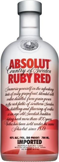 Absolut Ruby Red Wódka Smakowa Grejpfrutowa 700Ml - Ceny i opinie ...