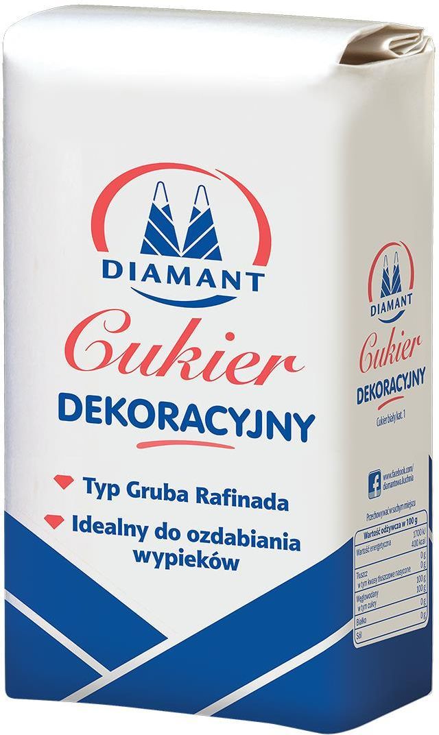 Diamant Cukier Gruba Rafinada 1kg - Ceny i opinie - Ceneo.pl