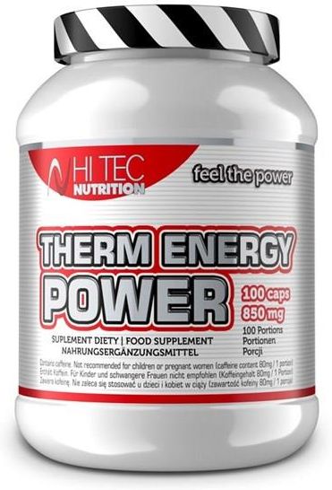 Hi-Tec Therm Energy Power 100Kaps Reduktor tłuszczu - Ceny i opinie ...
