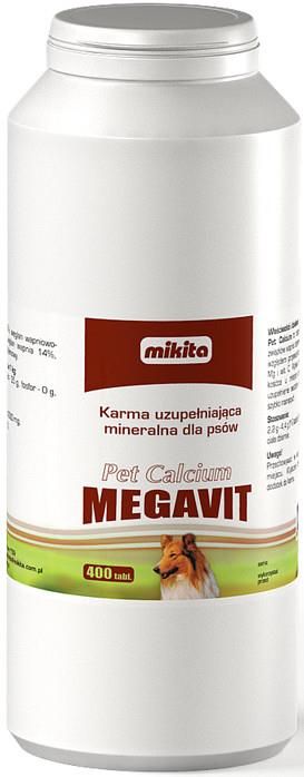 Mikita Megavit Pet Calcium 400Tab. - Ceny i opinie - Ceneo.pl