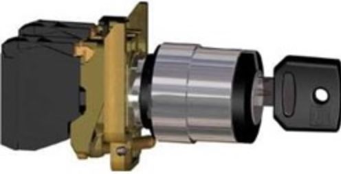 Schneider Przełącznik Dwupozycyjny Z Kluczem Ronis 455 Harmony Xb4 22Mm ...