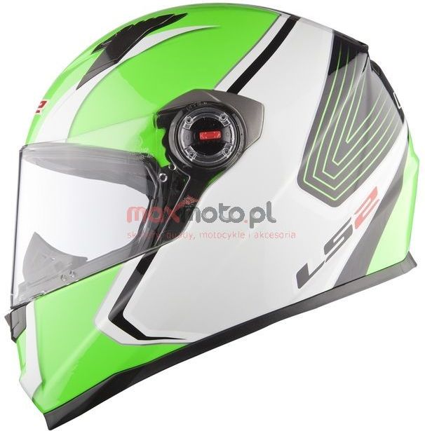 Kask motocyklowy Kask integralny LS2 FF358.22 Corsa White Green ...