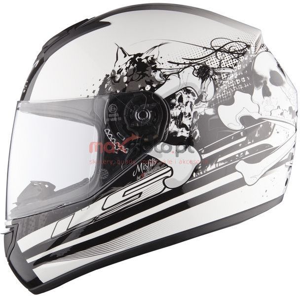 Kask motocyklowy Integralny Ls2 Ff351.2 Misfits White - Opinie i ceny ...