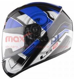 Kask motocyklowy Integralny Ls2 Ff350.1 Action White Blue - Opinie i ...