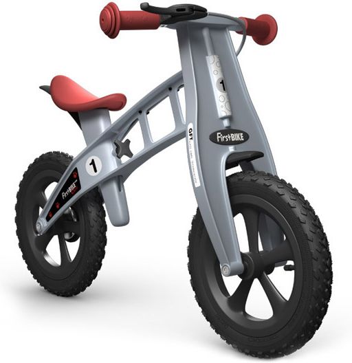 FirstBike Rowerek biegowy Cross Silver - Ceny i opinie - Ceneo.pl