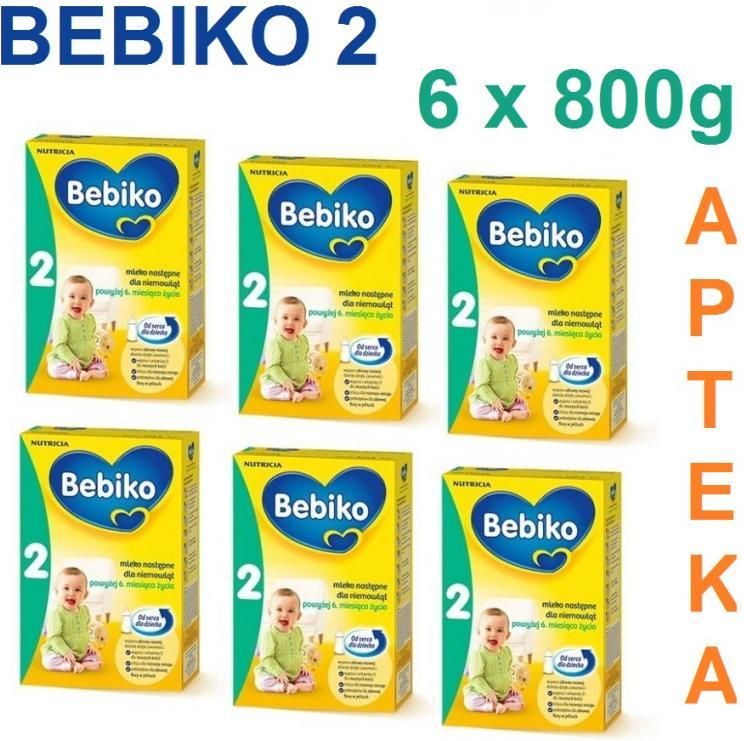 Nutricia Bebiko 2 Nutriflor Plus 6X800G - Ceny i opinie - Ceneo.pl